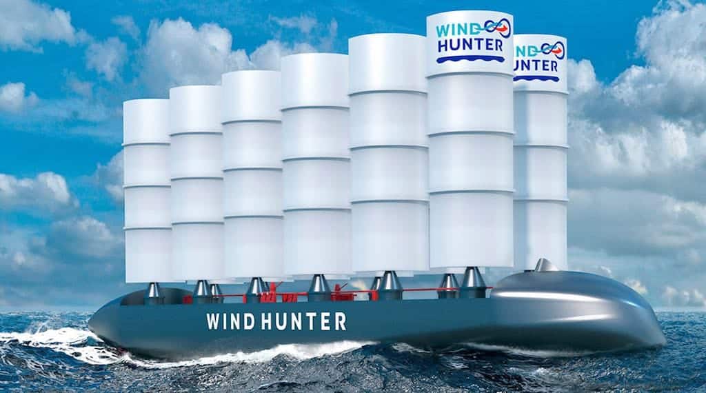 Wind Hunter, barcos energéticamente autosuficientes con aerogeneradores ...